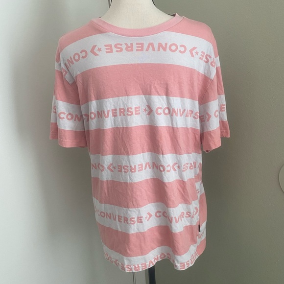 Converse | Shirts | Converse Mens Striped Logo Tshirt | Poshmark